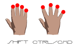 FingerWorks Zero-Force LP Keyboard - Detailed Specification Sheet
